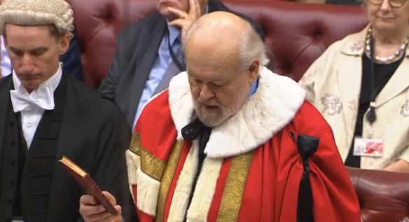 Introduction of Lord Chartres – The Church of England in Parliament